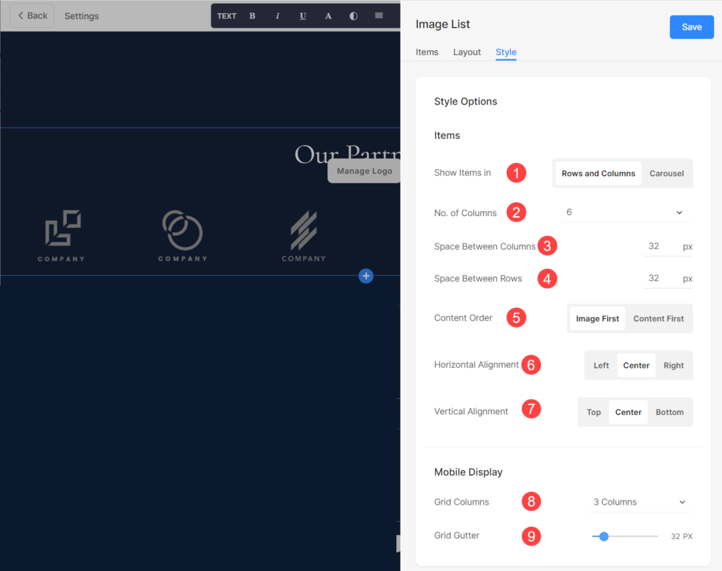 Logo Section — Pixpa Help